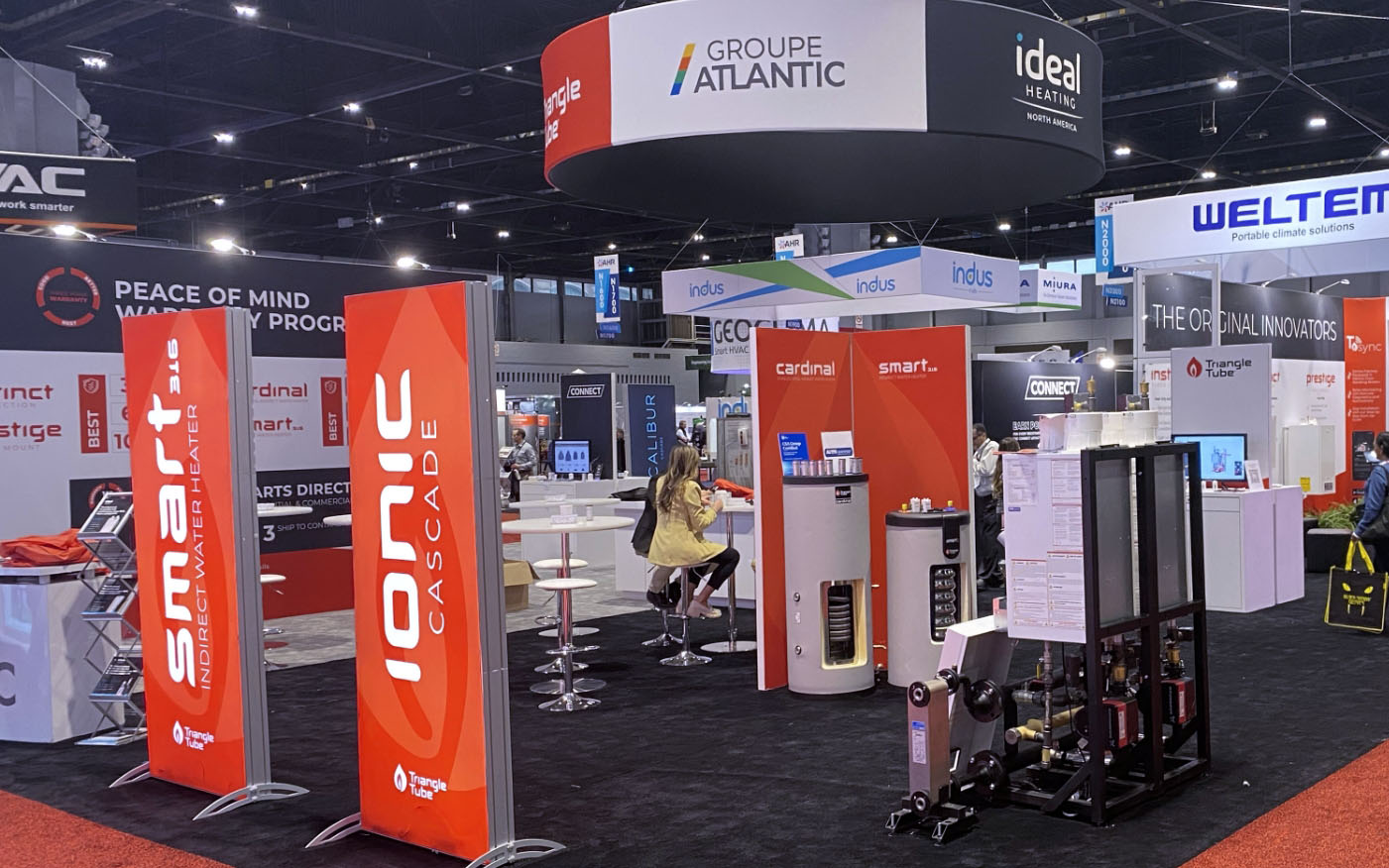 Triangle Tube Booth Design 2024 - SWBR